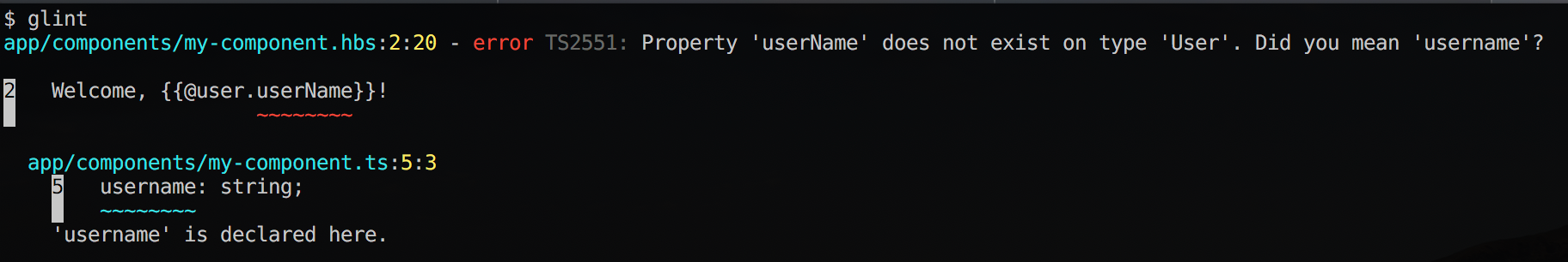 Introducing: Glint, a typed-template solution for GlimmerX and Ember